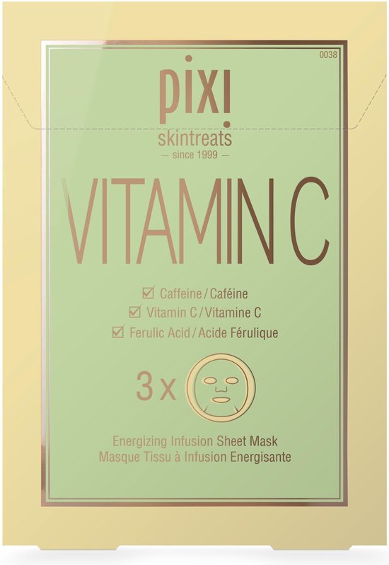 PIXI - Vitamin C Energizing Infusion Sheet Mask - 3 st | bol.com