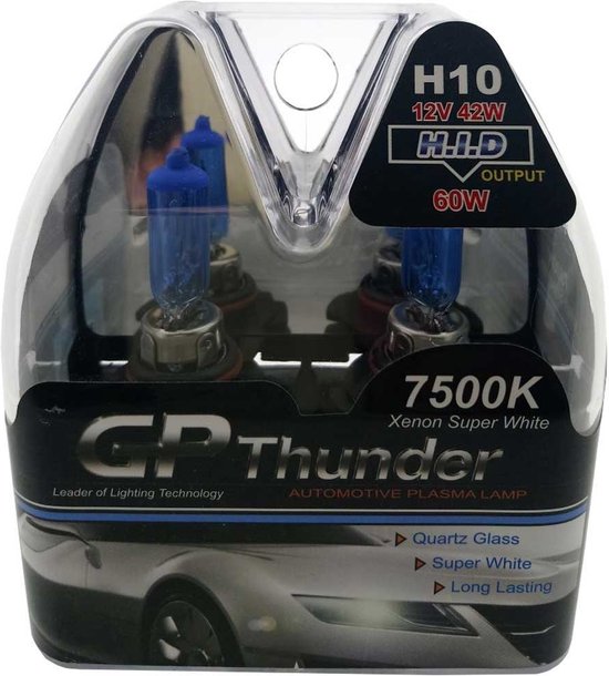 GP Thunder 7500k H10 42w Cool White Xenon Look | bol.com