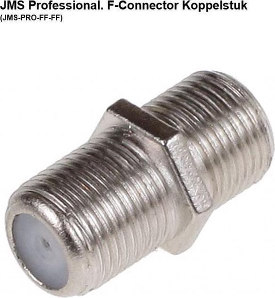 JMS Pro. F-Connector Koppelstuk F ConnectorFemale - F Connector Female ...