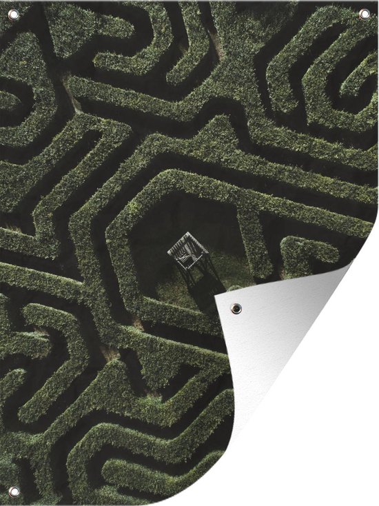 Tuin decoratie Doolhof in Nederland - 30x40 cm - Tuindoek | bol.com