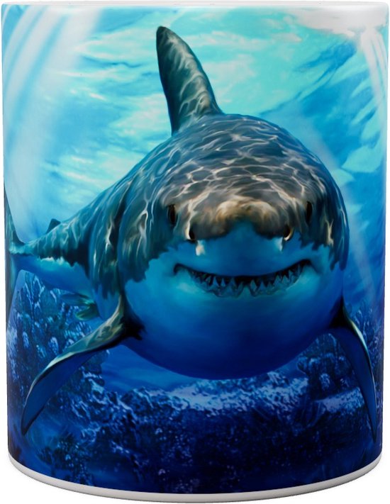 Haaien Great White Shark - Mok 440ml 440 | bol