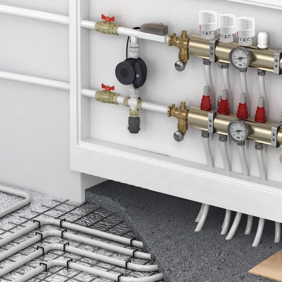 Elektrische thermische aandrijving 2 stuks - vloerverwarming - Ac230 V ...