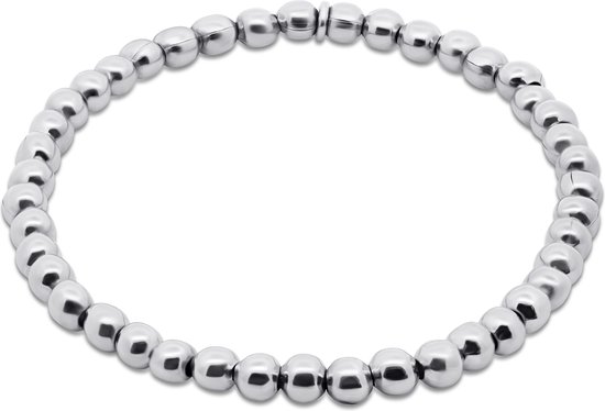 CO88 Collection - 8CB-91338 - stalen kralenarmband vrouwen - 5 mm ...