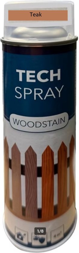 Tech Spray WoodStain Teak | bol