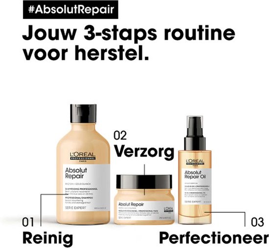 L'Oreal Absolut Repair Trio Geschenkset - 300+250+90ml | bol
