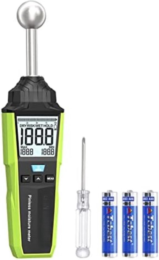 PolkaHome Vochtmeter - Vochtmeter Hout - Vochtmeters - Vochtmeter Muren ...