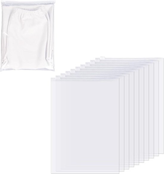 Transparante plastic zakken - opbergzakken voor kleding met ...
