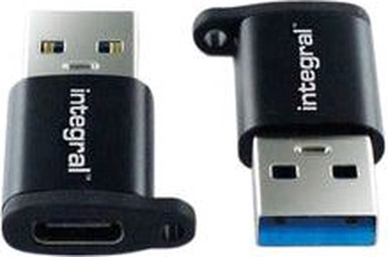 Adapter integral usb-c naar usb-a 2-pack | bol