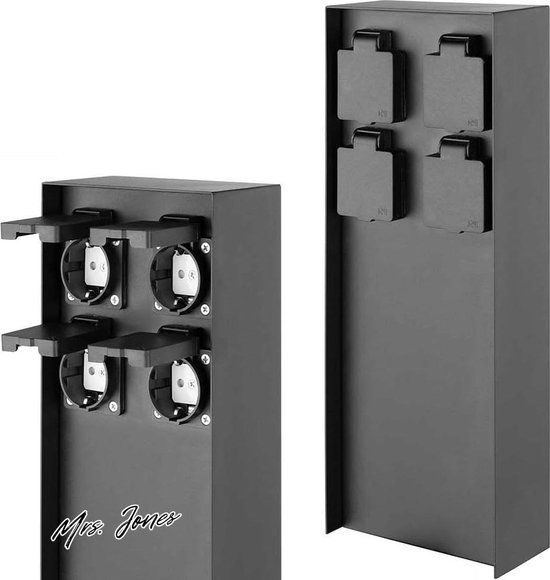 Mrs. Jones Meervoudig stopcontact voor buiten zuil 4 stopcontacten ...