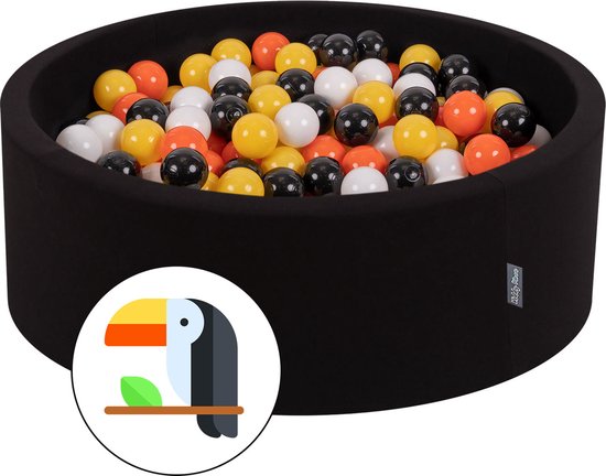KiddyMoon Ballenbad voor kinderen met 200 kleurrijke ballen ∅7cm ...