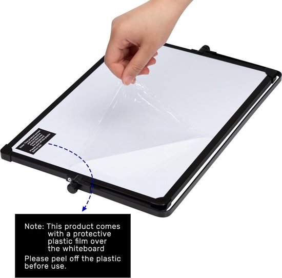 Desktop Whiteboard Klein Dubbelzijdig Dry Erase Board 35 x 25cm ...
