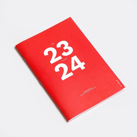 Maandoverzicht Planner A4 2023-2024 - Minimalistisch Design | bol