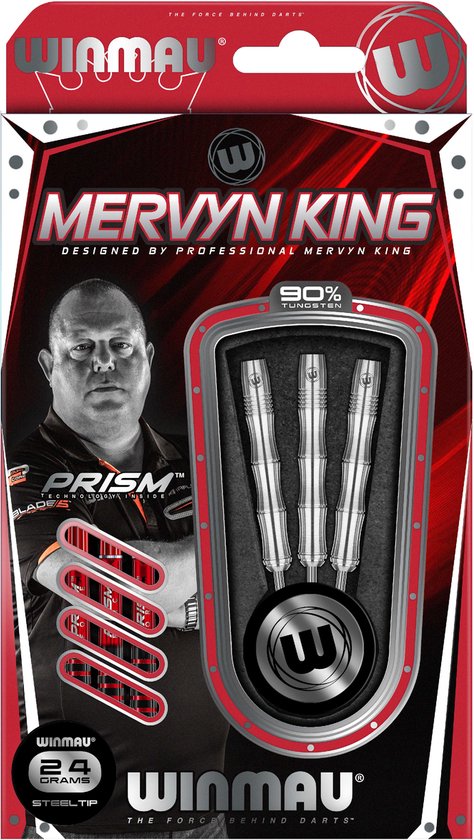 WINMAU - Mervyn King Signature Edition Onyx: Steeltip Tungsten ...