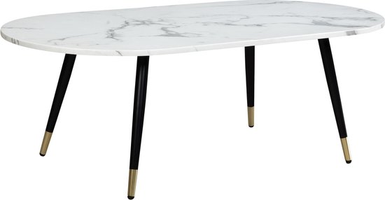Rootz Oval Sofa Table - Modern Coffee Table - Living Room Table ...