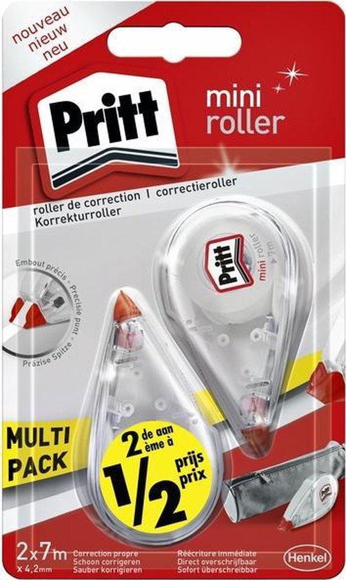 Pritt Mini Roller 2e 50% gratis 8,4 mm | bol.com