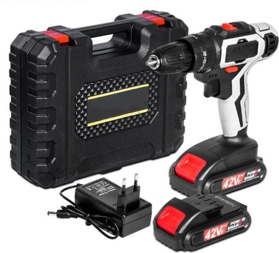 Accuboormachine PRO - 42V - 2 Accu's - Impact Functie - Elektrische ...