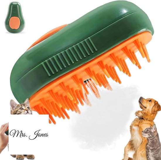 Mrs. Jones kattenborstel - zelfreinigende trekborstel voor katten en ...