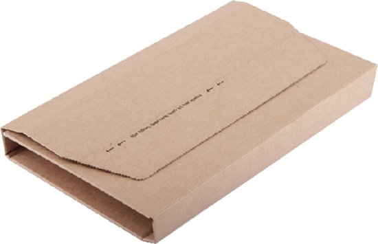 Wikkelverpakking CleverPack A4 zelfklevend bruin pak à 25 stuks | bol