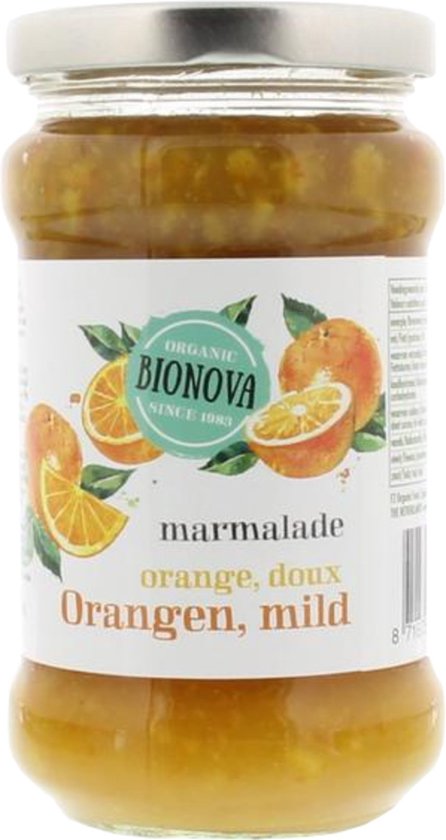 Bionova Sinaasappelmarmelade mild340 gram | bol