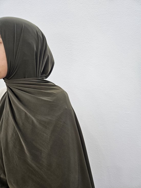 Hoofddoek Premium Jersey Green– Hijab – Sjaal - Hoofddeksel– Islam ...
