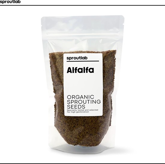 BIO Alfalfa Kiemzaden | 250g, 500g & 1kg | sproutlab® | bol