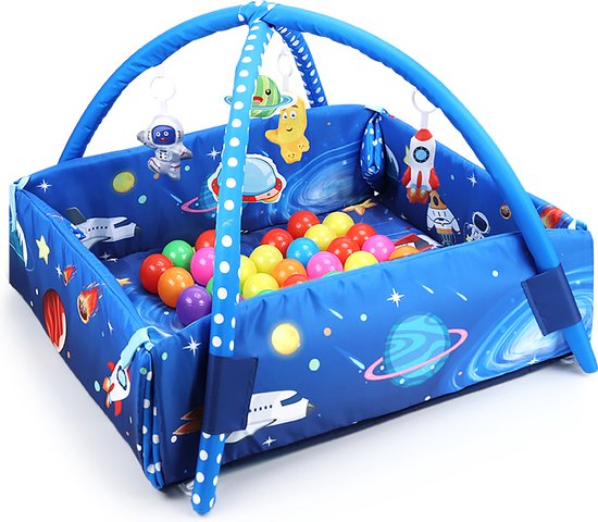 Velox Goods VL-505 Baby Speelkleed met Ruimtemotief – 5-in-1 Gym ...