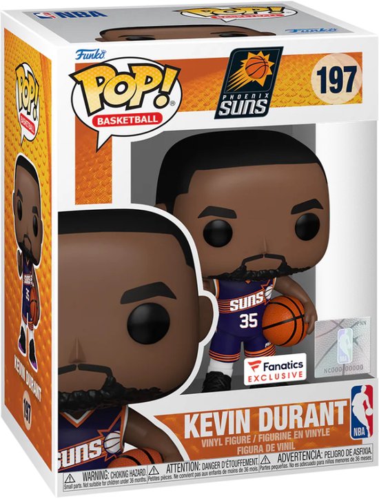 Pop Basketball: Phoenix Suns - Kevin Durant Funko Pop #197 | bol