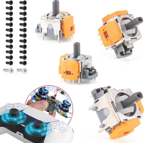Hall Effect Sticks voor PS5-controller - anti-stickdrift 3D-joystick ...