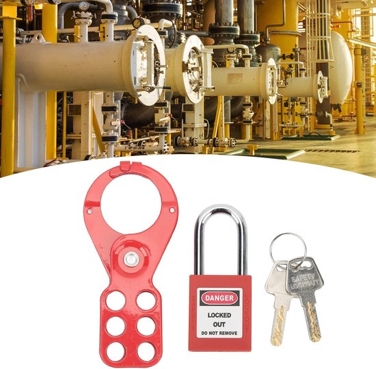 Elektrische Lockout Tagout Kit - Veiligheidshangsloten Set met hangslot ...