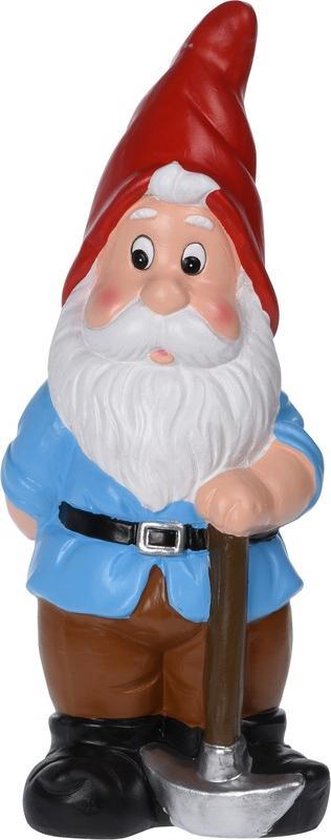 Tuinkabouter rode muts met pikhouweel 40 cm | bol.com