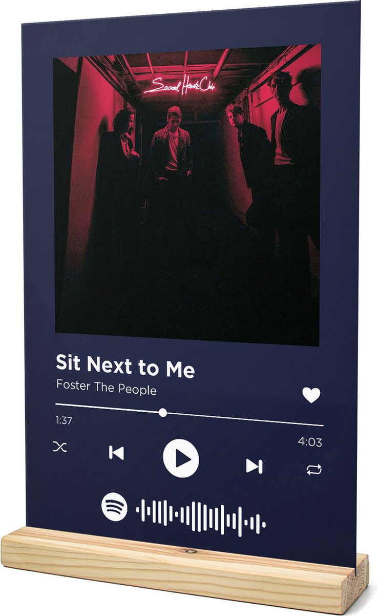 Songr Spotify Muziek Bordje - Sit Next to Me - Foster The People ...