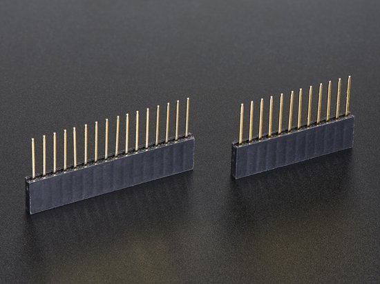 Feather Stacking Headers - 12-pin and 16-pin female headers Adafruit ...