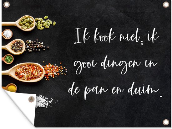 Décoration de Jardin Je jette des trucs dans la poêle et le pouce ...