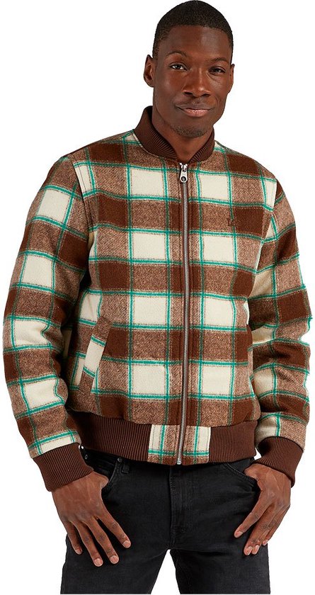 LEE Wool Bomber Jas Heren / Light Umber - XL | bol.com
