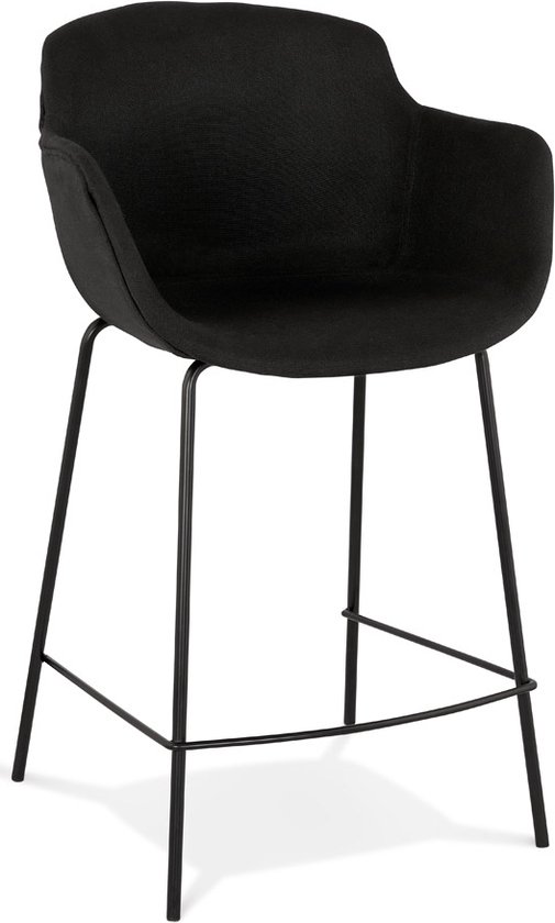 Maysun - Design Barkruk - LIZANNE MINI Zwart - Zwart | bol