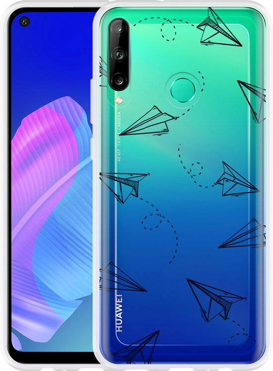 Hoesje geschikt voor Huawei P40 Lite E Paper Planes | bol