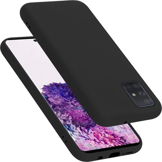 Cadorabo Hoesje Voor Samsung Galaxy A71 4g In Liquid Zwart