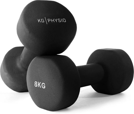 Neopreen Dumbbells Set 1-10kg Gewichtenset Inclusief A3 Posters voor ...