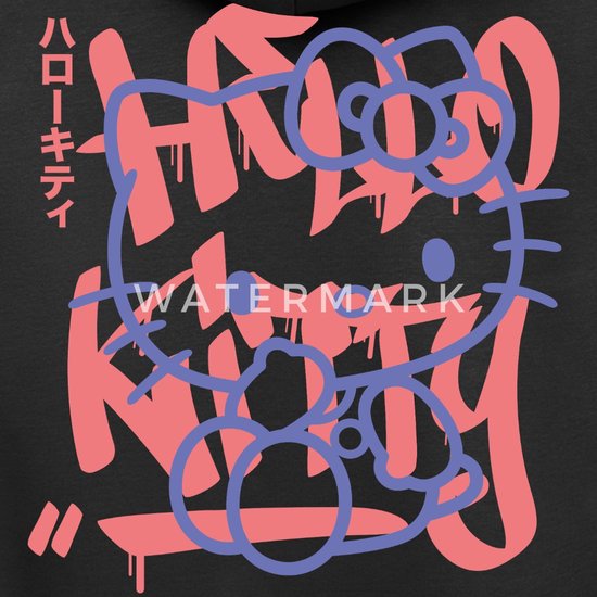 Hello Kitty Met Graffiti-Stijl Lettertype | bol