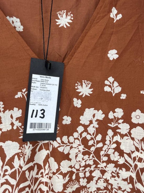 Vero Moda Blouse Bruin M | bol