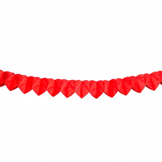 Hartjes slinger - Rood - 16m - Papier | bol