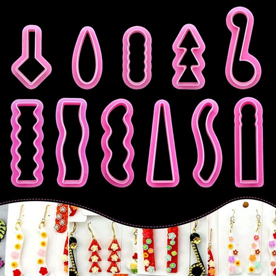 11-delige snijdersset voor polymer clay | bol