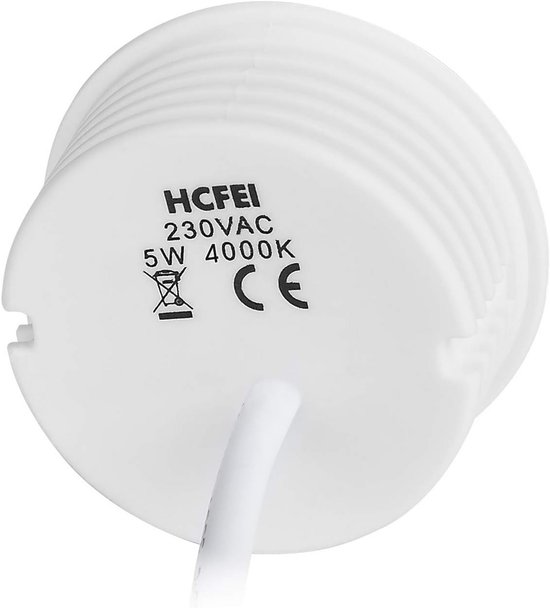 Dimbare LED-module plat 230V 5W voor inbouwspot MR16 4000K vervangingen ...