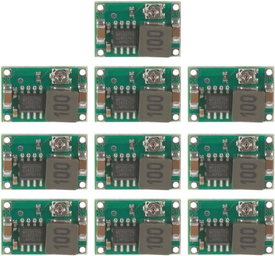 10 Stuks Mini 360 Instelbare DC-Voedingsmodule - Mini Step Down Module ...