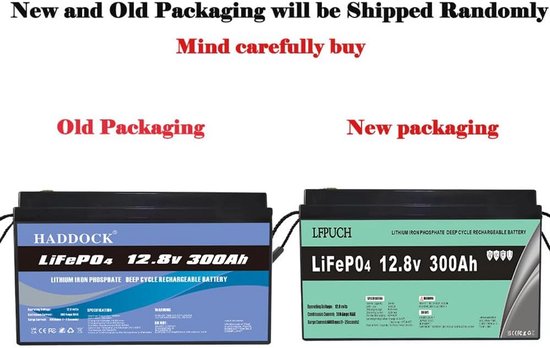 LiFePO4 Accu 12V 400AH Diepe Cyclus Lithium IJzerfosfaat Batterij ...