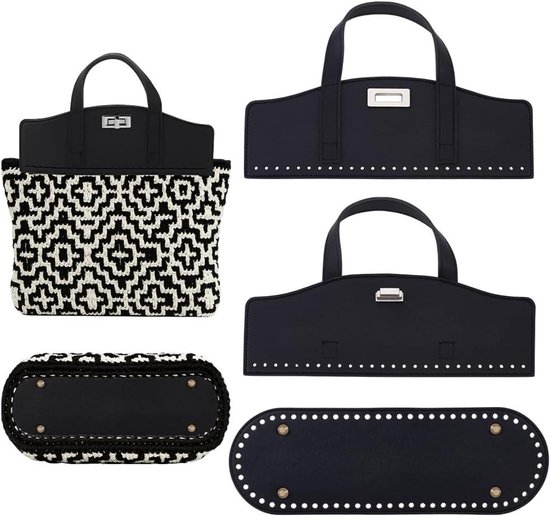 Lederen tas maken kit - accessoires voor handtas - haak- en breisets ...