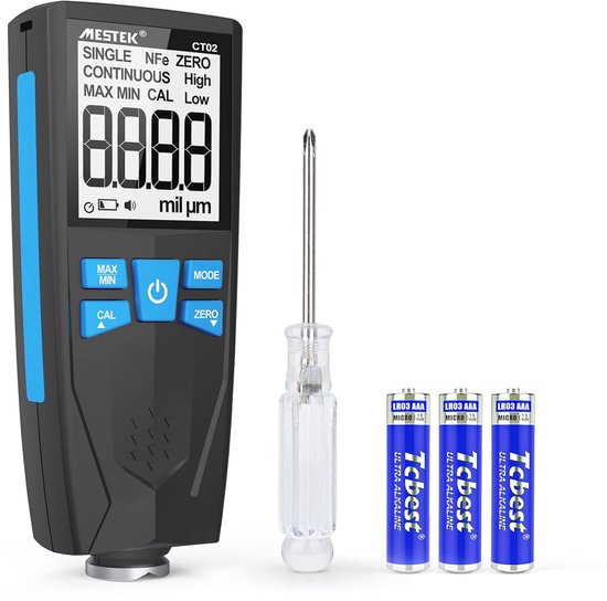 Digitale Coating Diktemeter Tester tot 1500um met LCD Scherm en Alarm | bol
