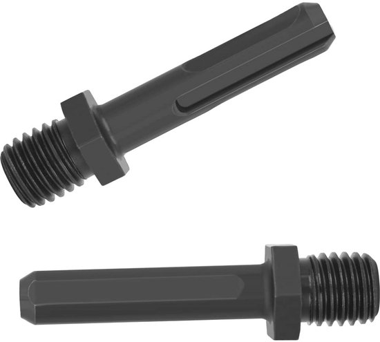 2 stuks M14 buitendraad adapter voor diamantboor - SDS Plus en ...