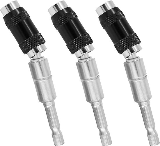 Set van 3 Magnetische Schroef Bit Houders met 20 Graden Draaibare Hoek ...