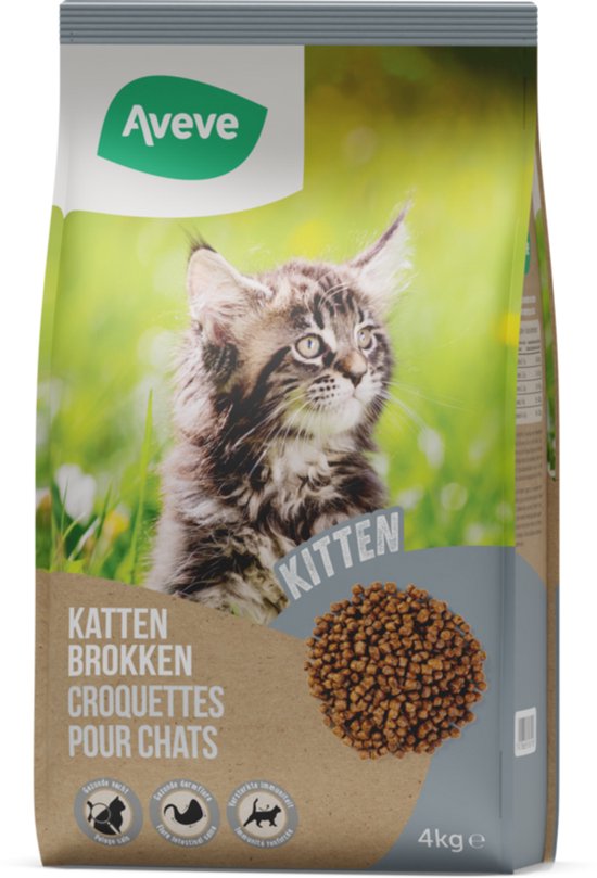 Aveve - Droogvoer voor katten Kitten 4 kg | bol